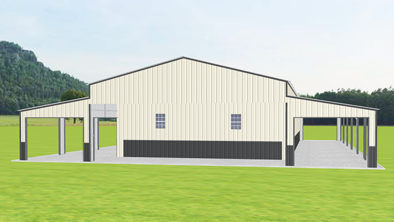 Vertical Roof Barns - Custom Vertical Roof Metal Barn Buildings | Probuilt